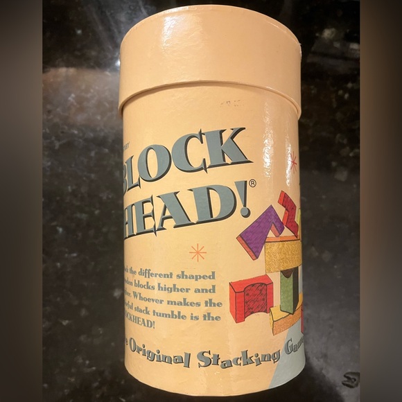 Toys | Pressman Blockhead Stacking Game | Poshmark